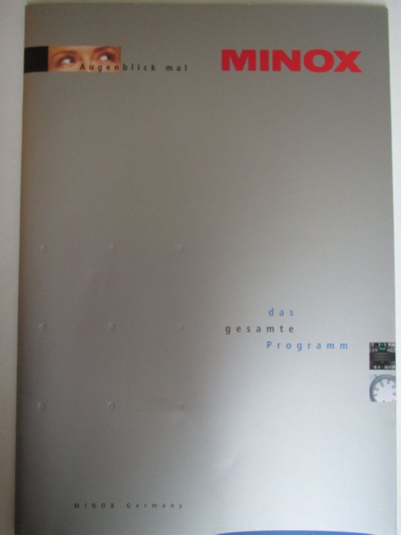 Minox Prospekt 1996 (Gebraucht) in für CHF 10 – mit Lieferung auf ...