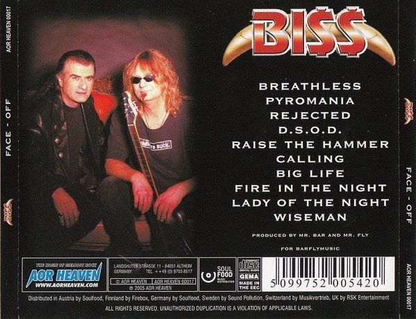 Biss -Face Off (Marc Storace KROKUS) D18 | Kaufen auf Ricardo