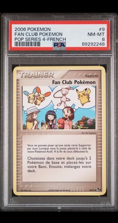 🌈POKEMON FAN CLUB CARD 2006🌈 PSA 8/10 PIKACHU MEW NEGAPI | Acheter sur ...
