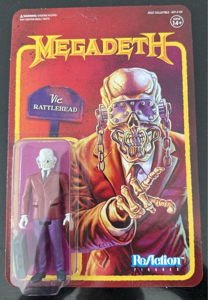 Megadeth Peace sells but who is… VIC Rattlehead figure, new (Neu und ...
