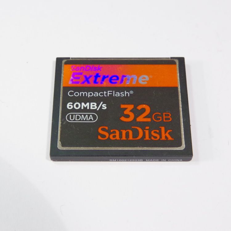 Sandisk Extreme CompactFlash 32 GB CF (Gebraucht) in Erlinsbach für CHF 24 – mit Lieferung auf ...