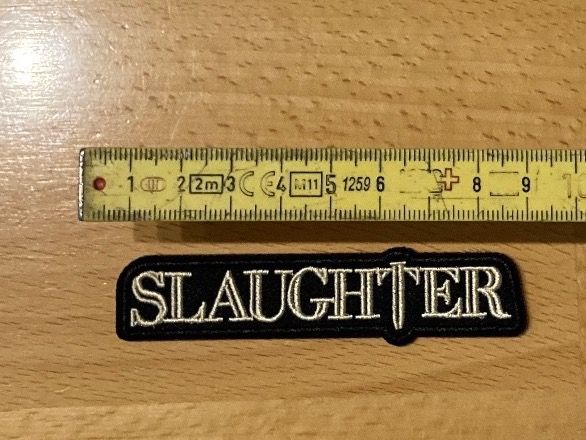 Slaughter Patch Sticker Aufnäher Metal Rock Band (Neu (gemäss ...