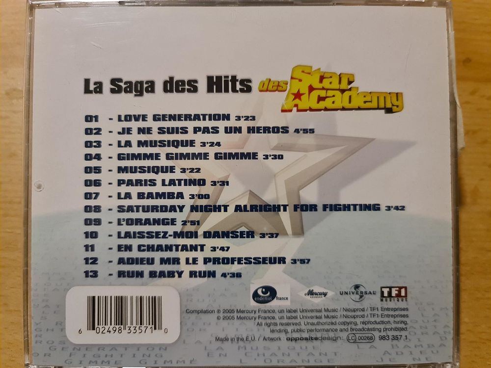 La Saga des Hits Star Academy | Kaufen auf Ricardo