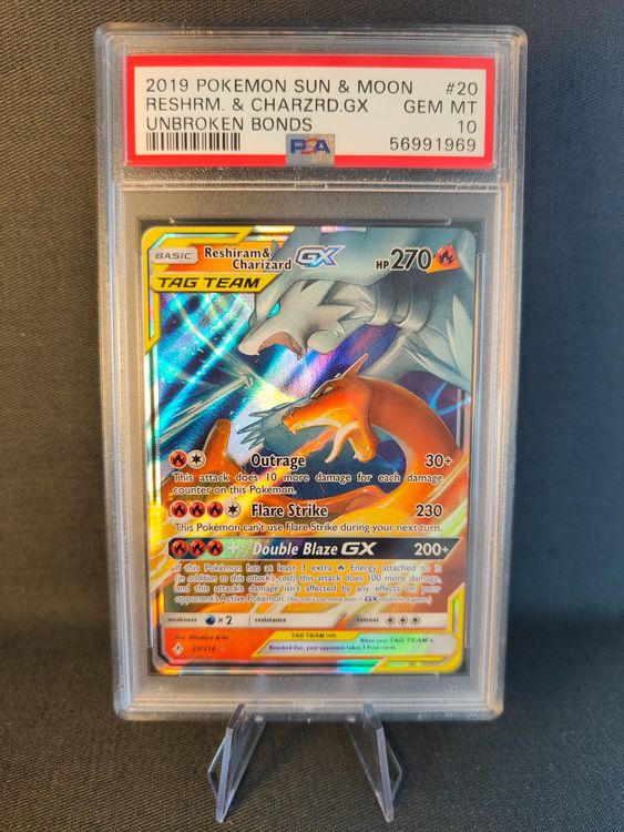 Pokemon Reshiram & Charizard Gx PSA 10 | Kaufen auf Ricardo