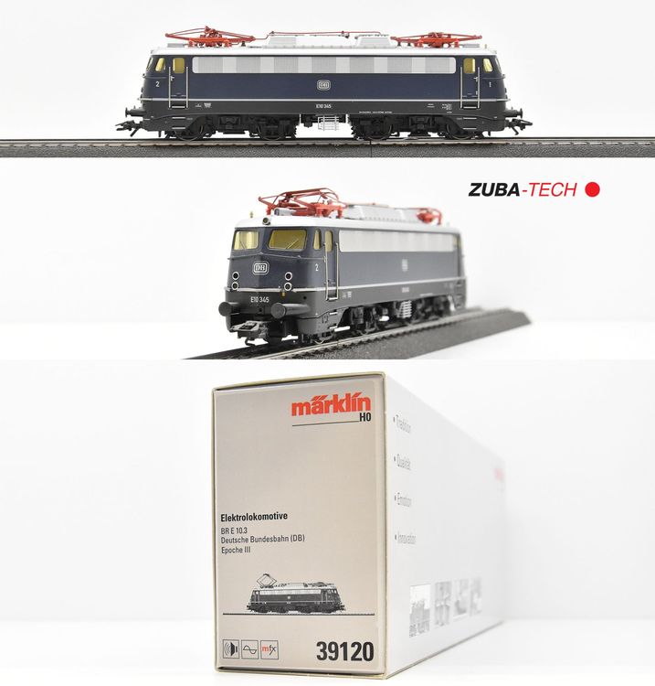 Märklin 39120 E-Lok BR E 10 der DB H0 WS Digital mit OVP (Gebraucht) in ...