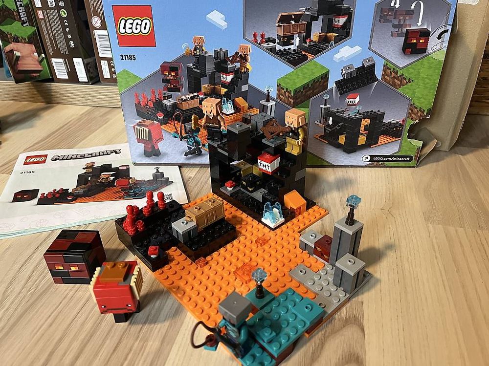 LEGO Minecraft The Nether Bastion 21185 (Gebraucht) in Rothenburg für ...