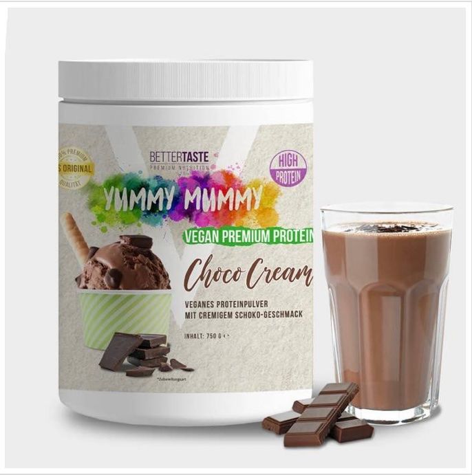 YUMMY MUMMY VEGAN PREMIUM PROTEIN CHOCO CREAM (Gebraucht) in Spiez für ...