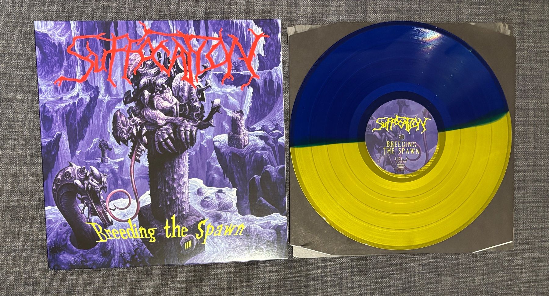 SUFFOCATION – Breeding The Spawn Death Metal LP (Neu (gemäss Beschreibung)) in Egg b. Zürich für ...