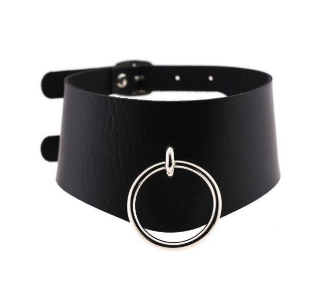 NEUES Halsband schwarz mit dem Ring der O - 221881 (Neu (gemäss ...