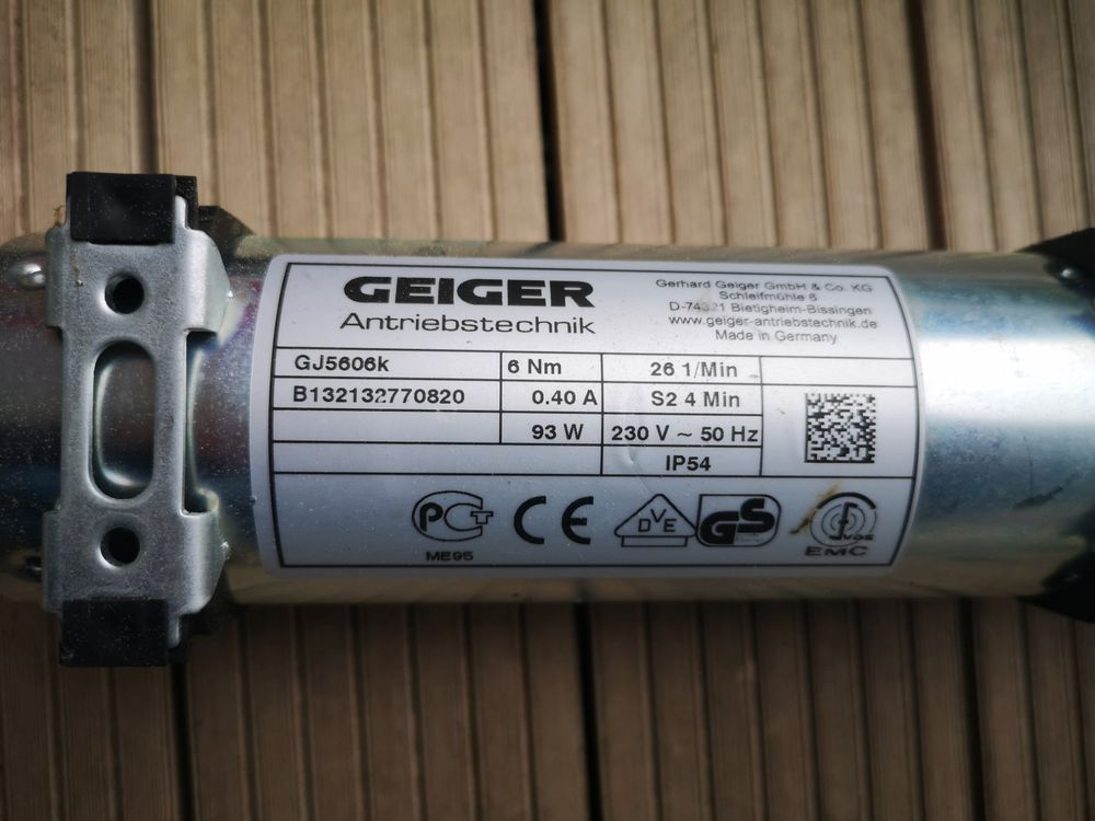 Jalousie-Motor GEIGER (Gebraucht) in Ostermundigen für CHF 40 – mit ...