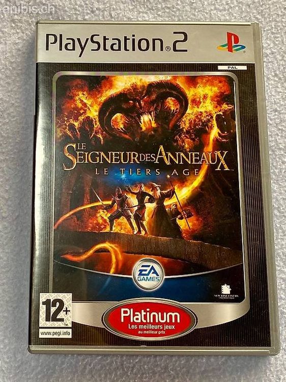 Jeu Playstation2 "Le Seigneur des Anneaux - Le Tiers Age" (Neu und originalverpackt) in Vevey ...