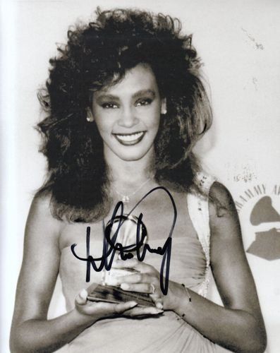 Whitney Houston (1963-2012) - orig. sign. Grossfoto (Gebraucht) in Egg ...
