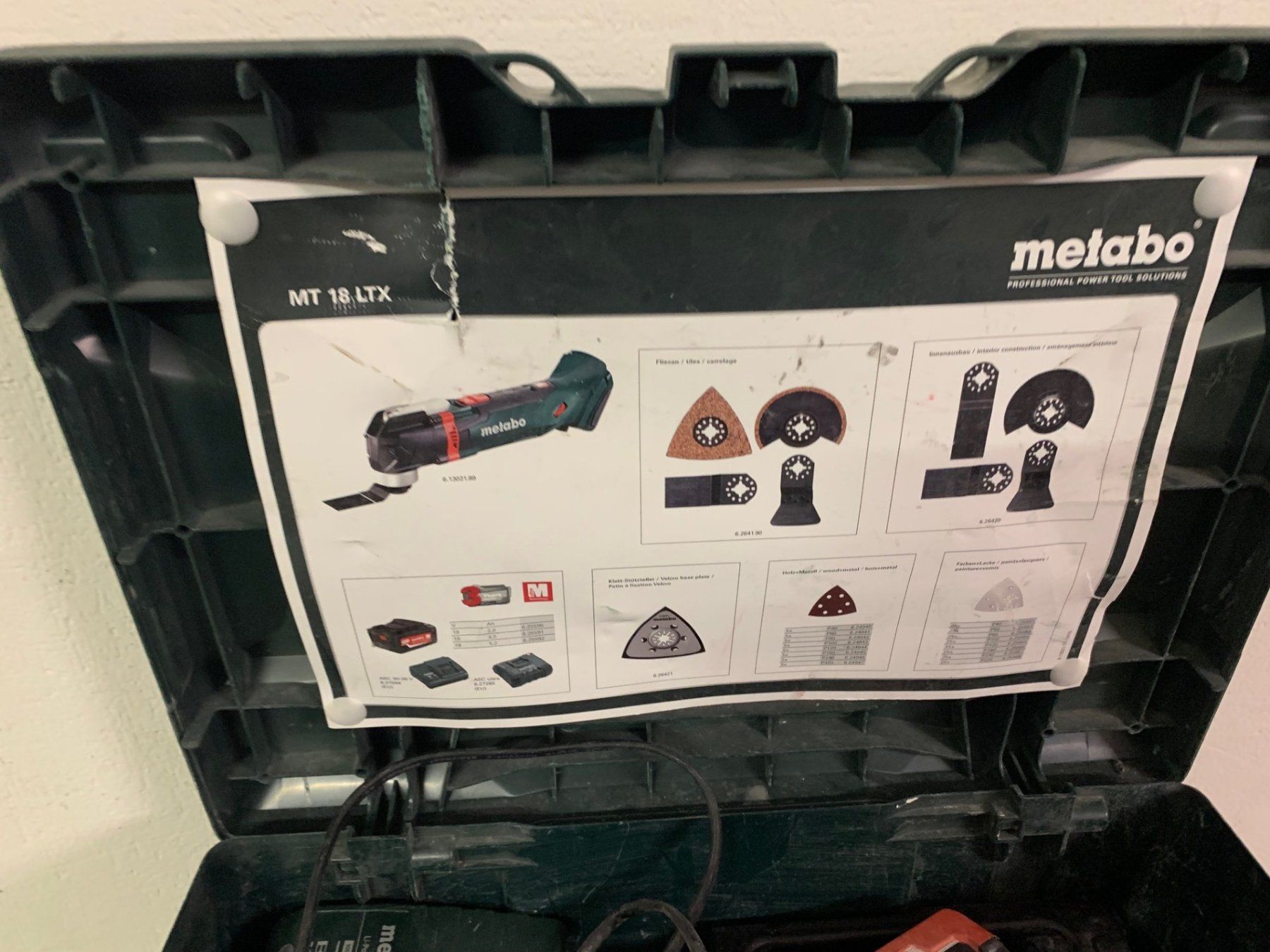 Metabo MT 18 LTX Akku-Multitool Oszillierer 18V + Zubehör (Gebraucht ...