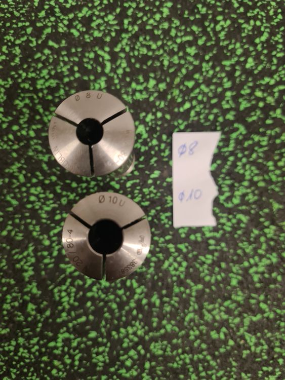 2Stk. W20 Spannzangen 8 & 10 mm (Gebraucht) in Ramiswil für CHF 19 ...