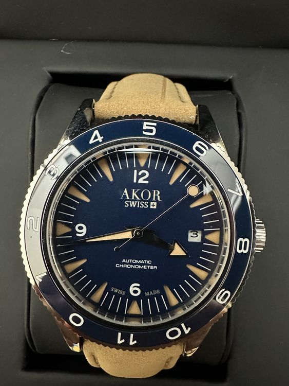 AKOR Ws Explorer Blue Montre Swiss Made Automatique Neuf | Kaufen auf ...