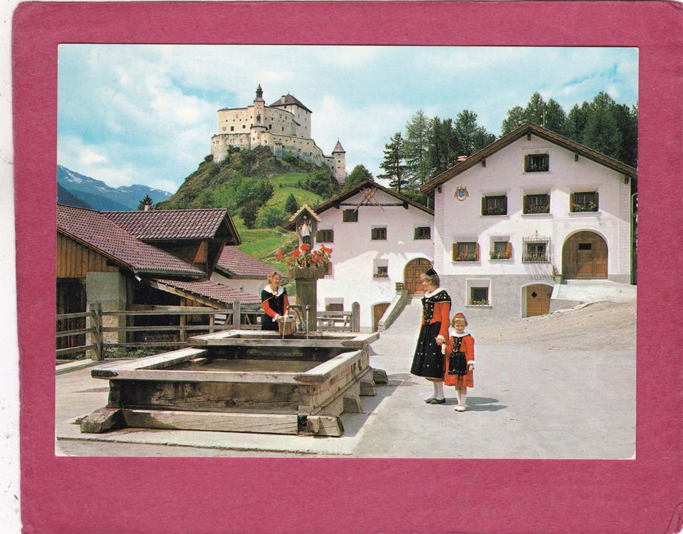 Tarasp Dorfplatz und Schloss 1971 (Gebraucht) in Herisau für CHF 1 – mit Lieferung auf Ricardo ...