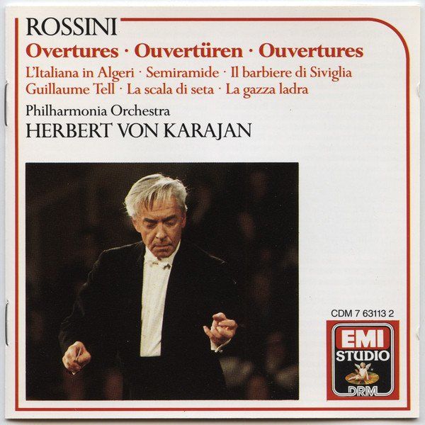 Gioachino Rossini Overtures - Herbert von Karajan (D'occasion) à ...