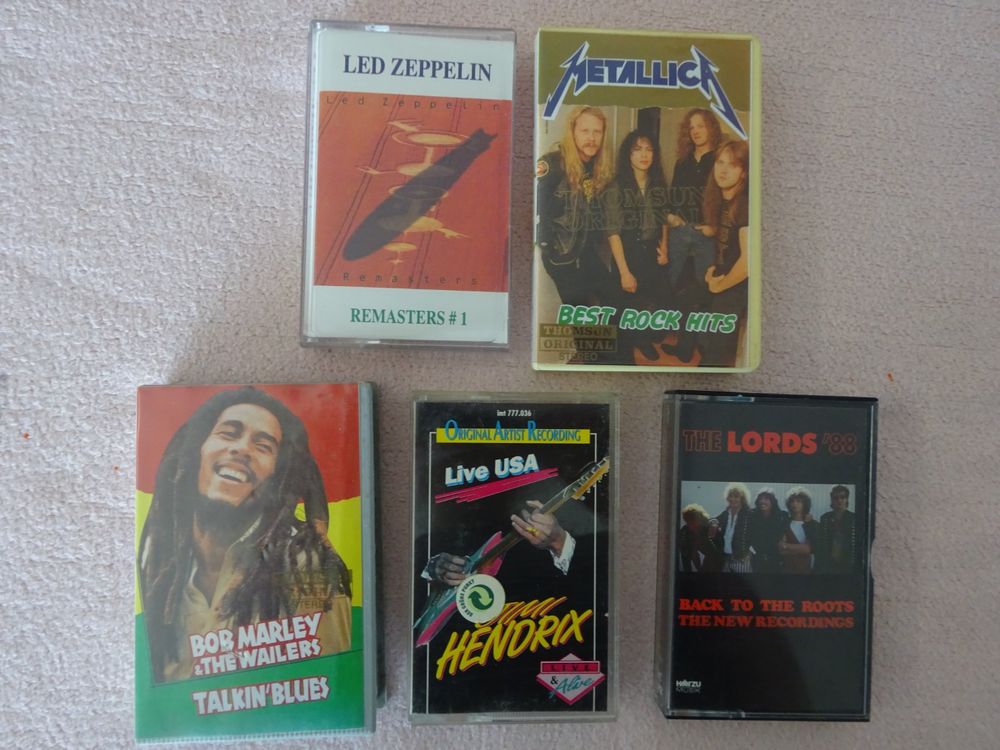 METALLICA / LED ZEPPELIN / JIMI HENDRIX / BOB MARLEY / LORDS (Gebraucht ...