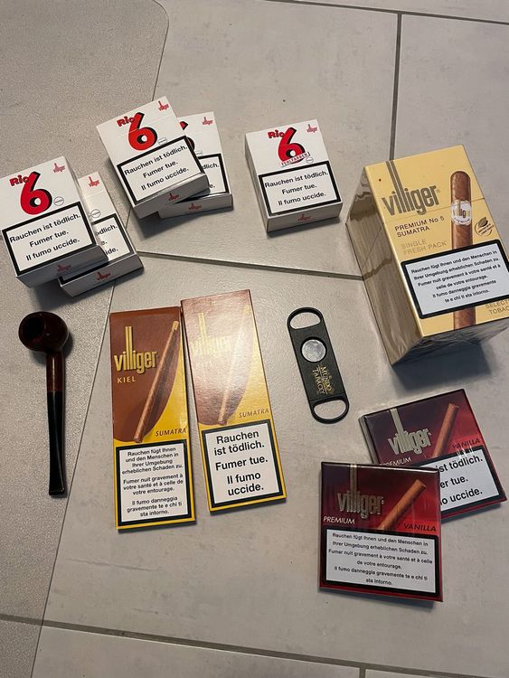 Villiger versch. Zigarren, Tabakpfeiffe (Neu (gemäss Beschreibung)) in ...