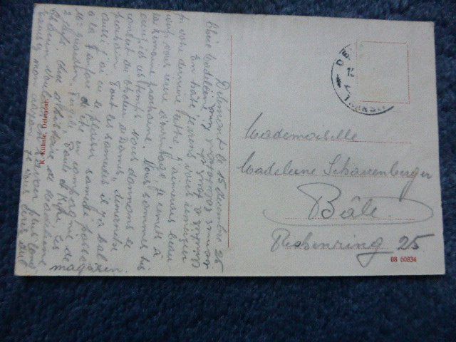 Delémont,St.Nikolaus mit rotem Mantel,1925,Fitze,Sack (Gebraucht) in ...