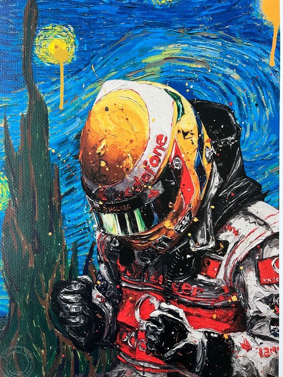 DEATH NYC « Van Gogh Lewis Hamilton » (Neu (gemäss Beschreibung)) in ...