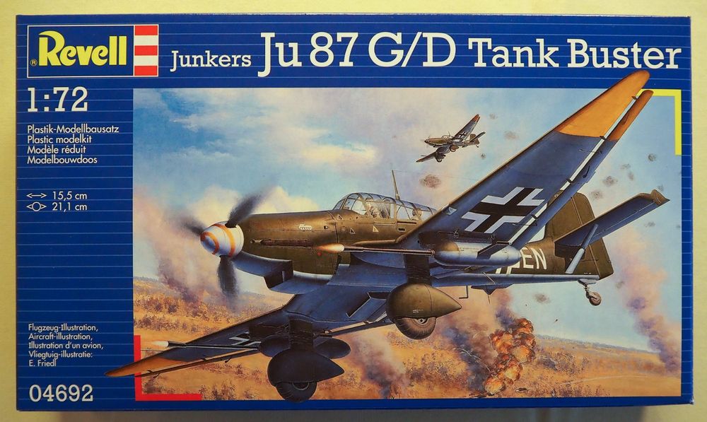 Revell / Junker Ju 87 G/D Tank Buster / 1/72 (Gebraucht) in Chur für ...