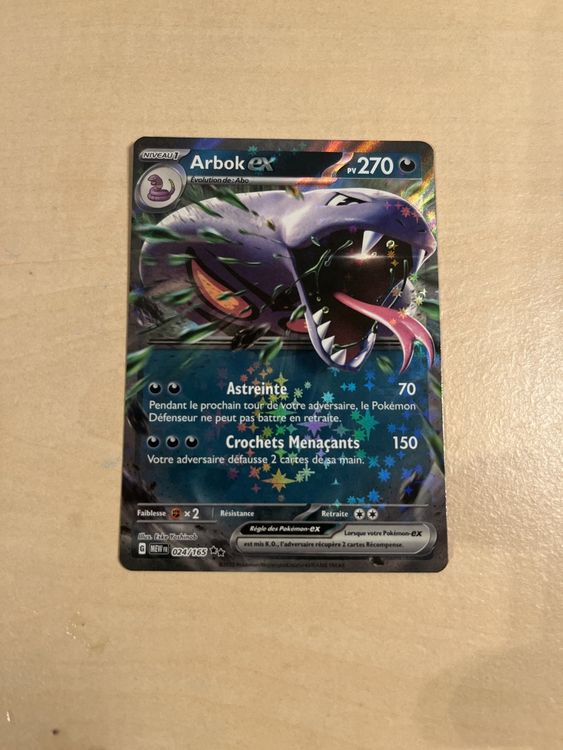 Arbok EX 024/165 FR Pokemon 151 (Neu (gemäss Beschreibung)) in Chexbres für CHF 3.5 – mit ...