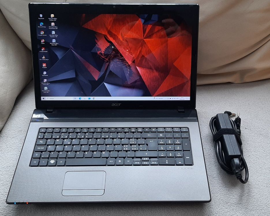 Acer Aspire 7750 17.3 Zoll, i5-2520M-SSD Win.10 & Office (Gebraucht) in ...