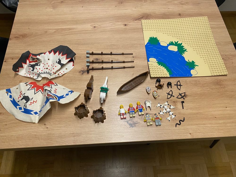 LEGO Indianer Set mit Kanu, Tipi und Figuren | Kaufen auf Ricardo