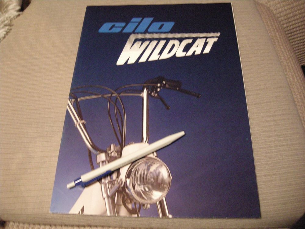 Cilo, Wildcat, Mofa, Moped, Prospekt, Poster (Neu (gemäss Beschreibung ...