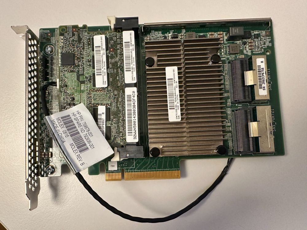 HPE SmartArray P840/4GB 12G Controller 761880-001/726815-002 (Gebraucht ...