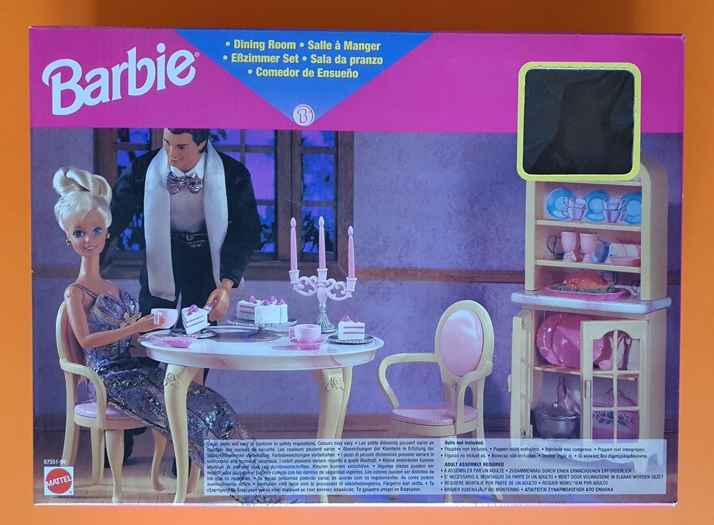 Barbie: Dining Room / Mattel 67551-99/ 1999 / 261 (Neu (gemäss ...