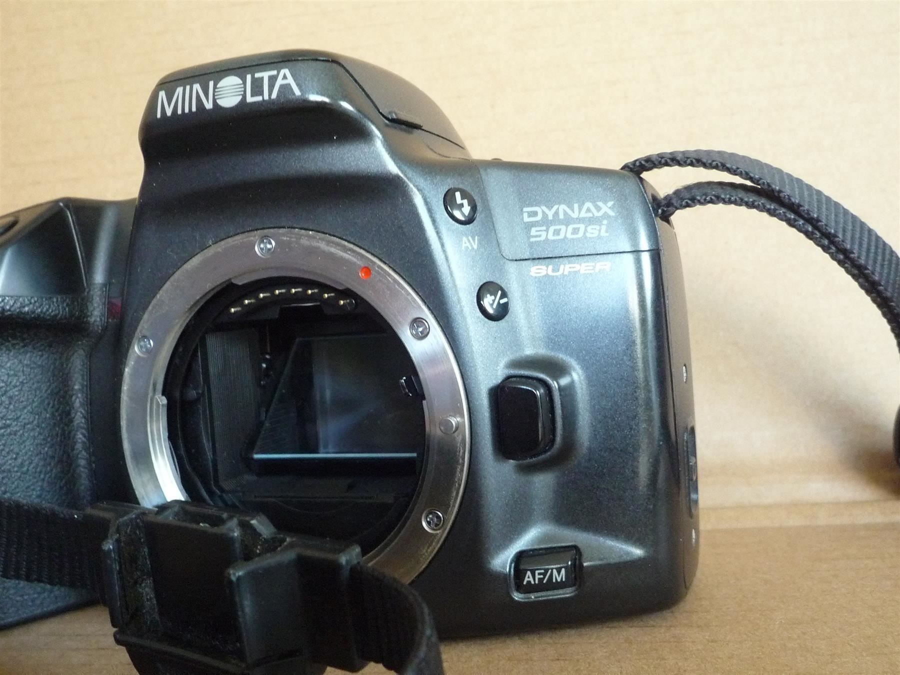 Minolta Dynax 500si Kameragehäuse ok, - ohne Batteriedeckel (Gebraucht ...