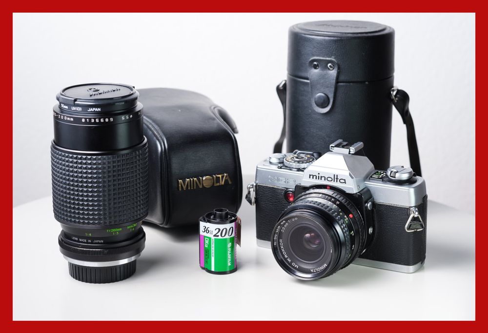 Minolta XG2 nouveaux joints + 2 objectifs + accessoires (Gebraucht) in ...