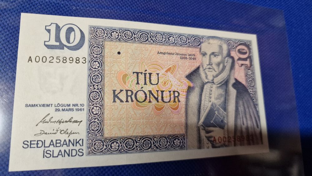 Banknote Islands 1961 NEU (Neu und originalverpackt) in Herisau für CHF ...