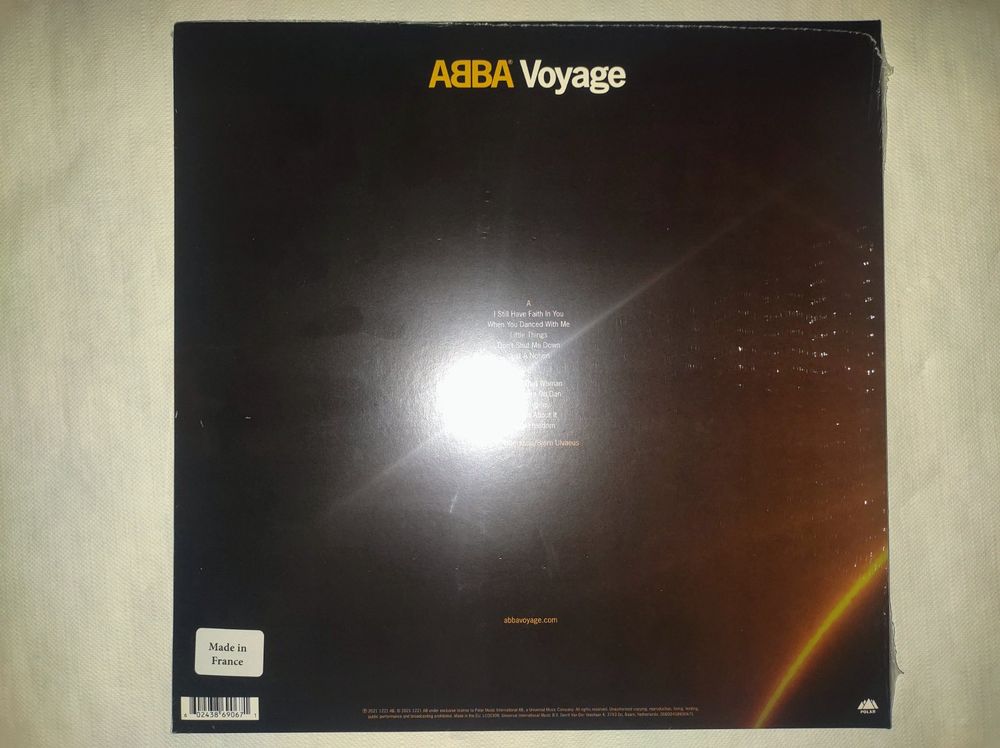 ABBA VOYAGE VINYL ** SOLID BLUE VINYL ** NEU ** (Neu und ...