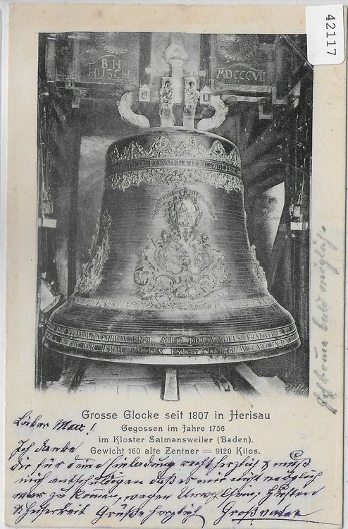 Grosse Glocke seit 1807 in Herisau | Kaufen auf Ricardo