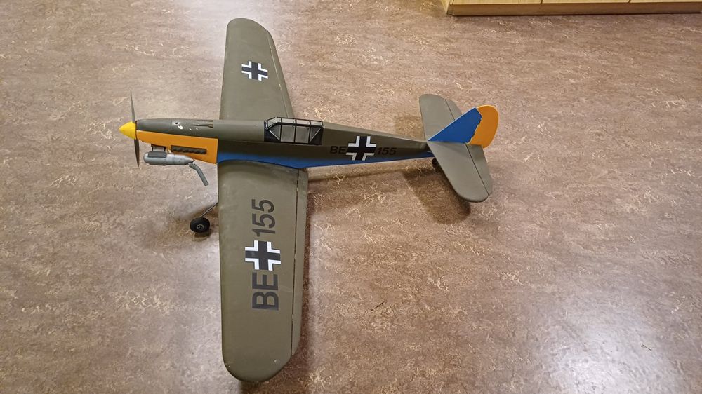 RC Modell Flugzeug Messerschmitt Balsa 180cm | Kaufen auf Ricardo