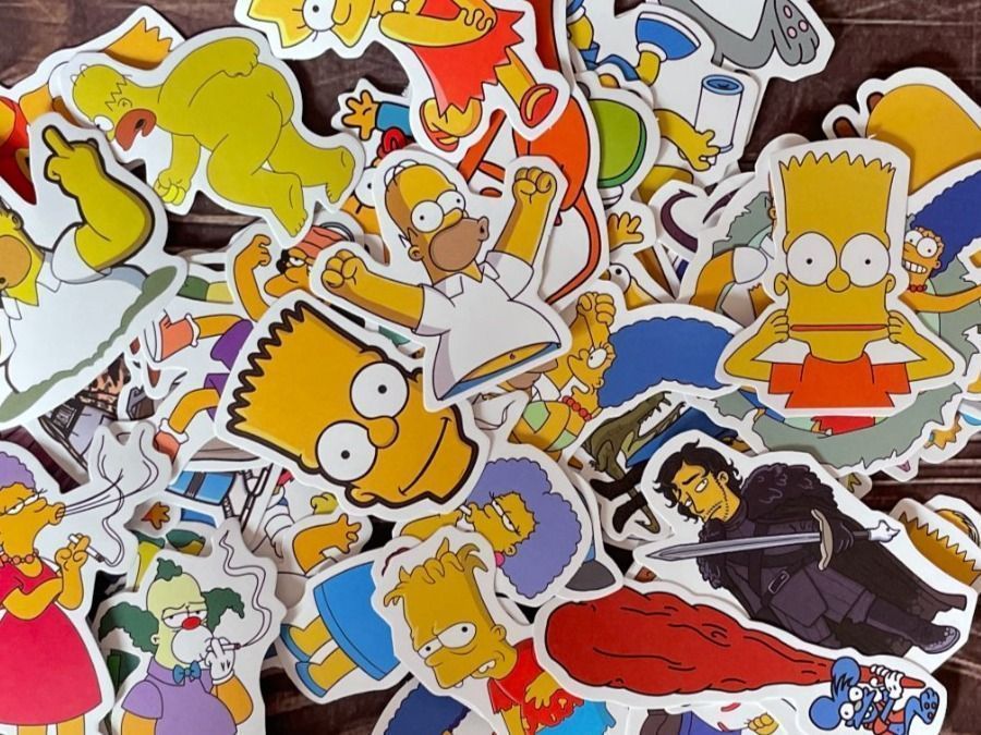 50x Die Simpsons Sticker / Aufkleber | Kaufen auf Ricardo