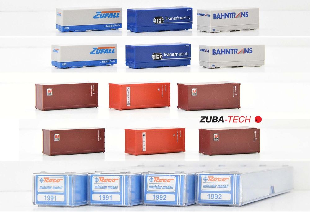 Roco 12x Container für N mit OVP (Neu und originalverpackt) in für CHF ...