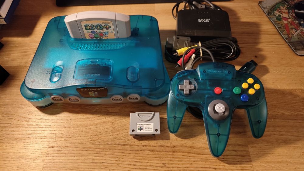 Nintendo 64 N64 Konsole Clear Crystal Blue Japan | Kaufen auf Ricardo