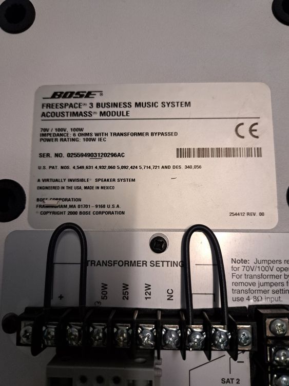 BOSE Panaray MA12 Modular Line Array / Freespace 3 Busniess (Gebraucht ...