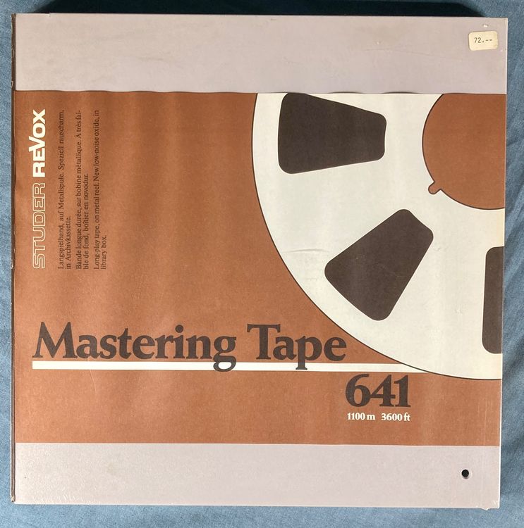 Revox Mastering Tape 641 in OVP (Neu (gemäss Beschreibung)) in Aarberg ...