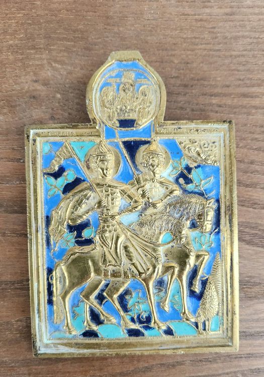 Antike Russische Ikone Bronze (Gebraucht) in Wauwil für CHF 165 – mit Lieferung auf Ricardo kaufen