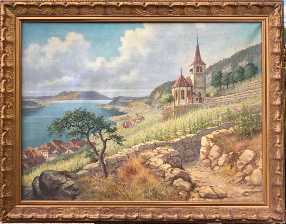 Auguste Kunz grosses Orig. Gemälde (Gebraucht) in für CHF 125 – mit ...