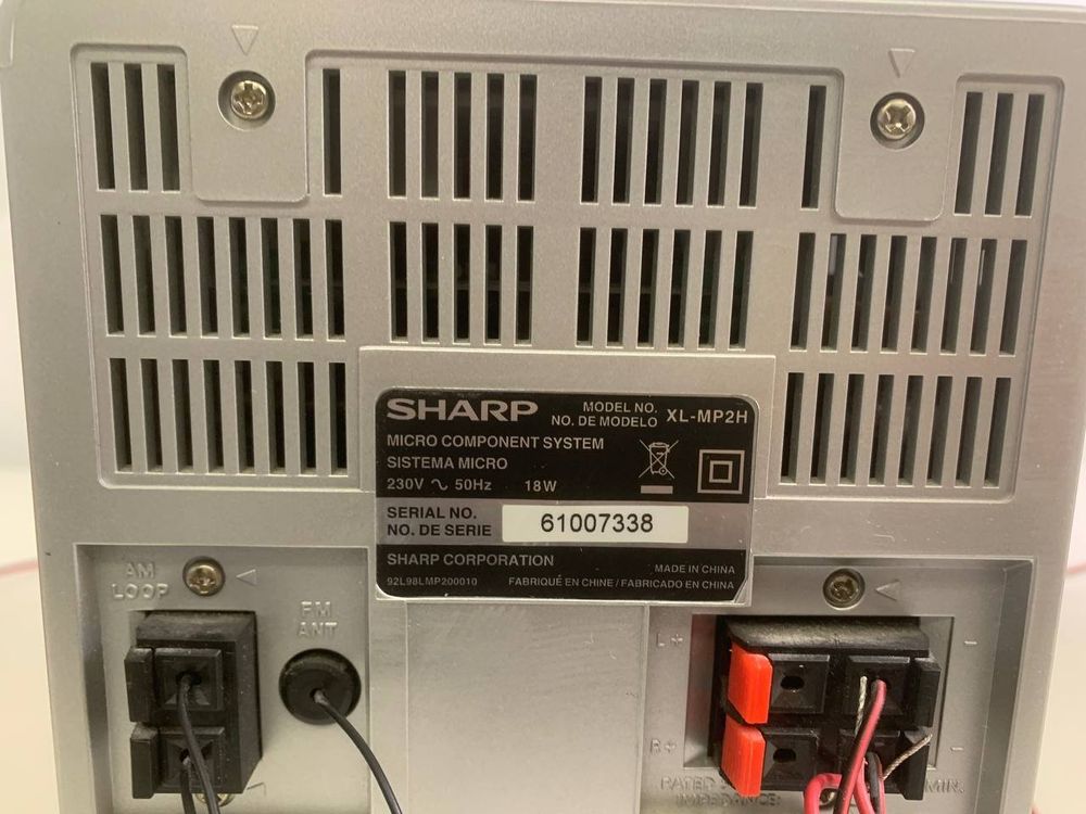 SHARP XL-MP2 Radio, CD & Kassette Micro-HiFi Anlage L 4019 (Gebraucht ...