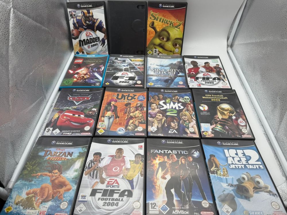 15x Gamecube *ab 1fr* nintendo Shrek Fifa Ice Age 4 Tarzan (Gebraucht ...