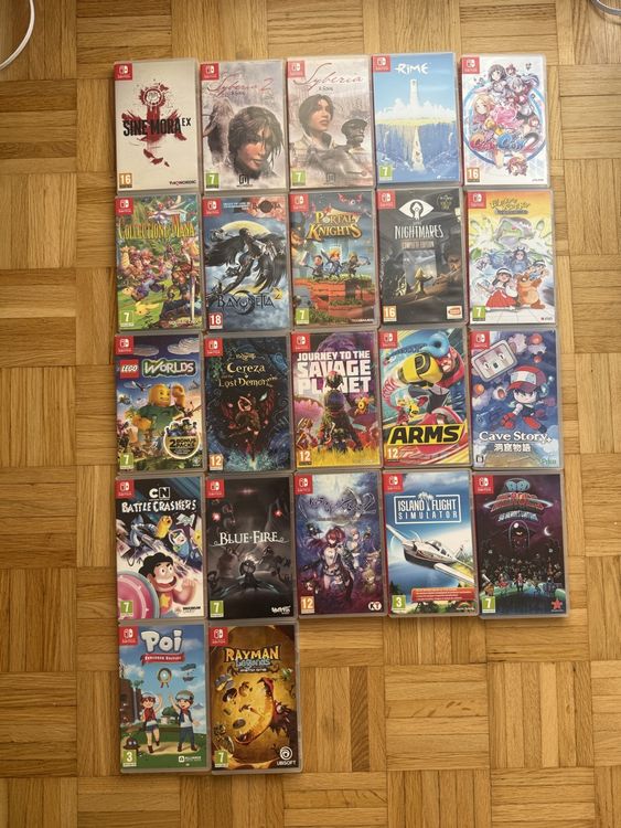 Jeux Nintendo Switch - Lot de 22 jeux - Parfait État! (D'occasion) à ...