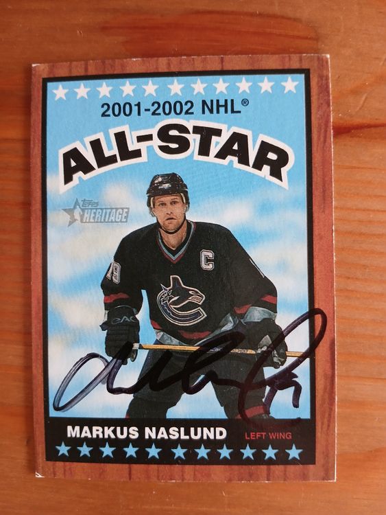 Markus Naslund Original signierte All-Star Karte NHL (Gebraucht) in ...