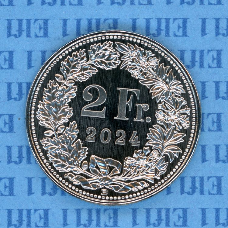 CHF___2.00 2024 stgl * aus Stgl-Münzsatz! 2 Franken (Neu (gemäss Beschreibung)) in Widnau für ...